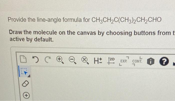 Solved Provide the line-angle formula for | Chegg.com