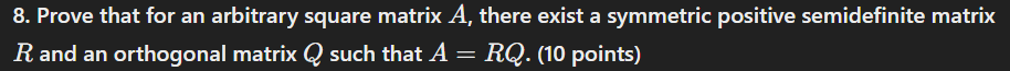 Solved Prove that for an arbitrary square matrix A, ﻿there | Chegg.com