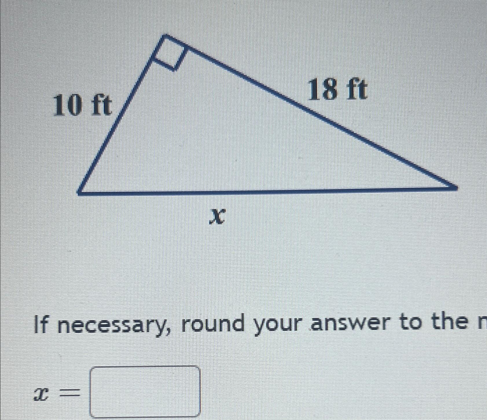If necessary, round your answer to thex= | Chegg.com
