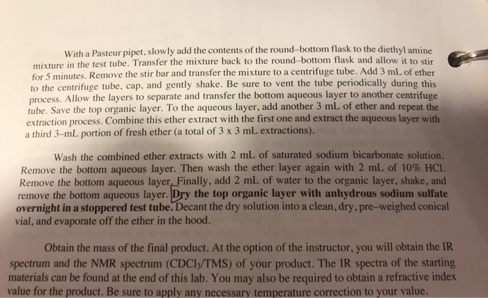 Solved DEET lab: deet is an amide and is prepared by the | Chegg.com