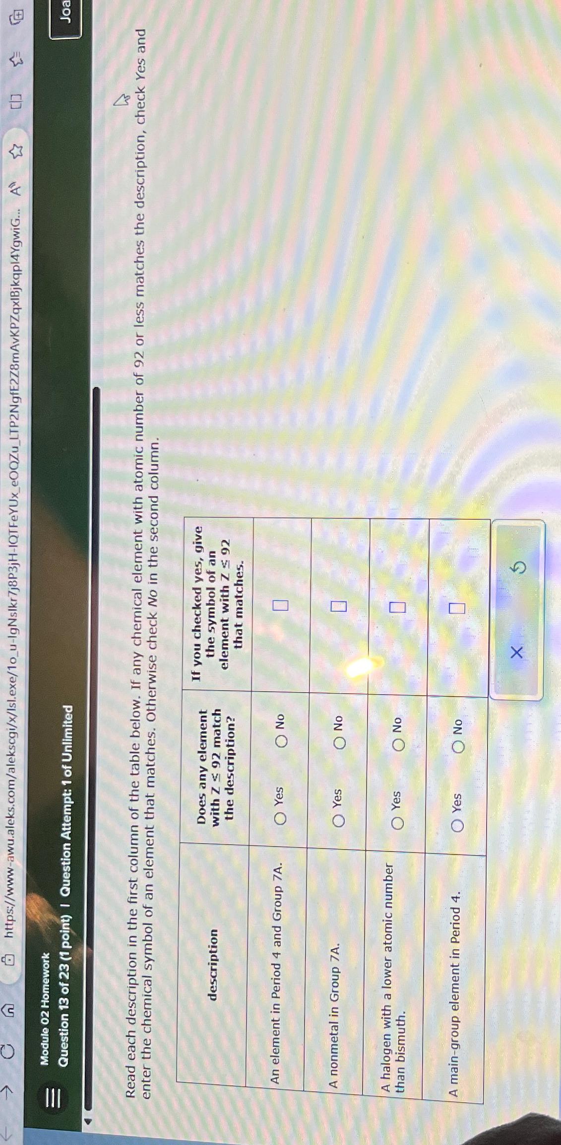 Solved Read each description in the first column of the | Chegg.com