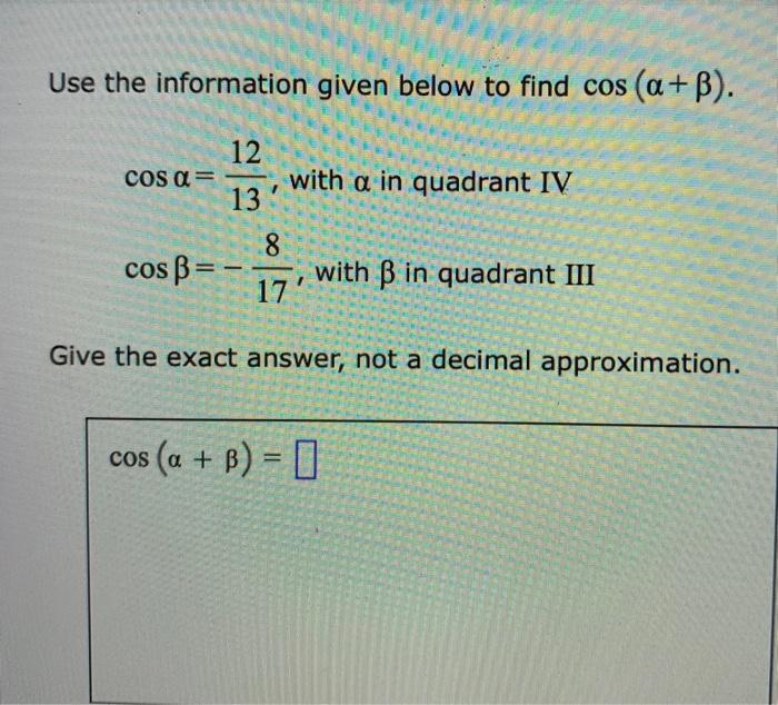Solved Rewrite sin 2 sin 1 W as an algebraic expression in | Chegg.com