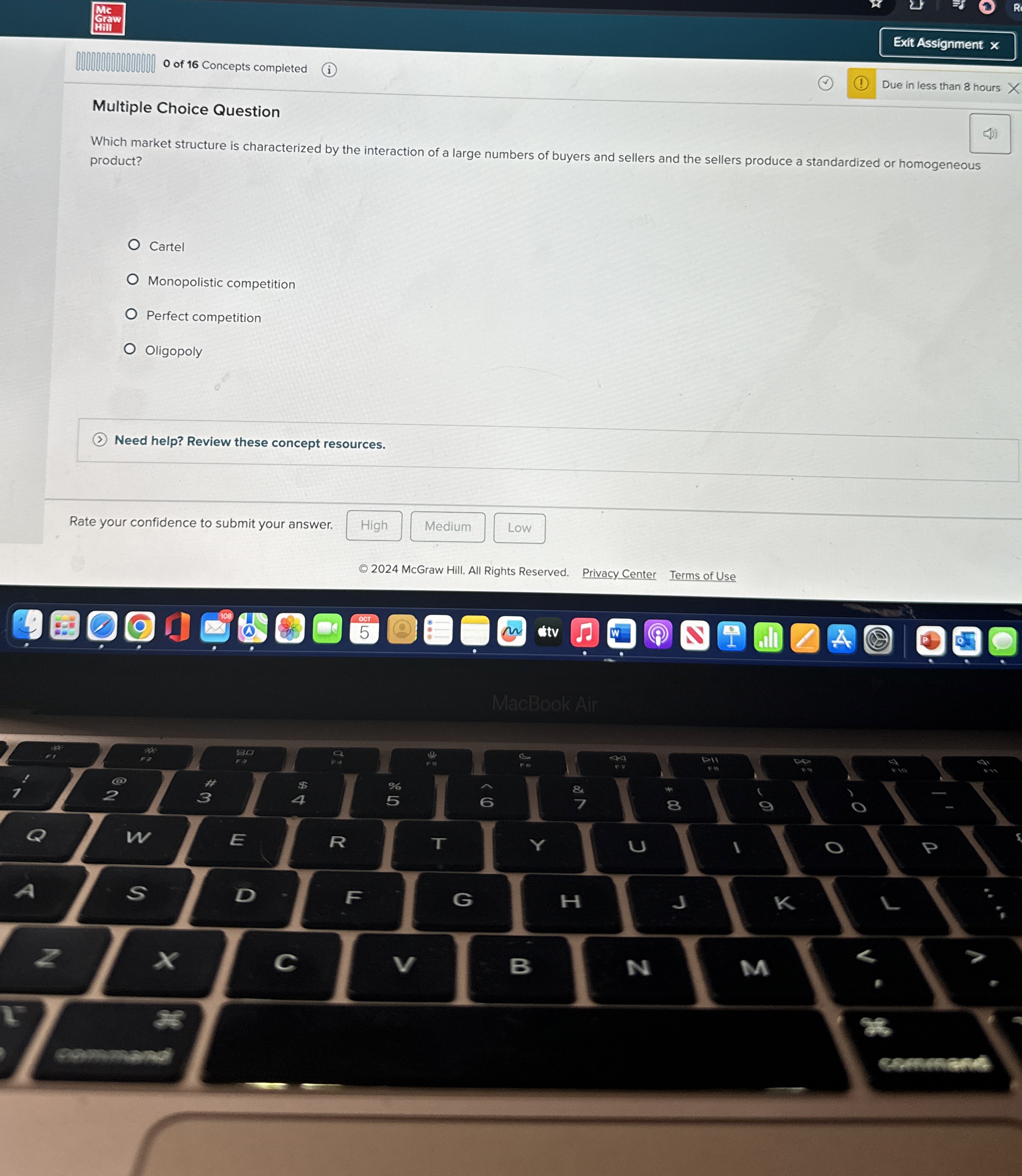 Solved Multiple Choice QuestionWhich market structure is | Chegg.com