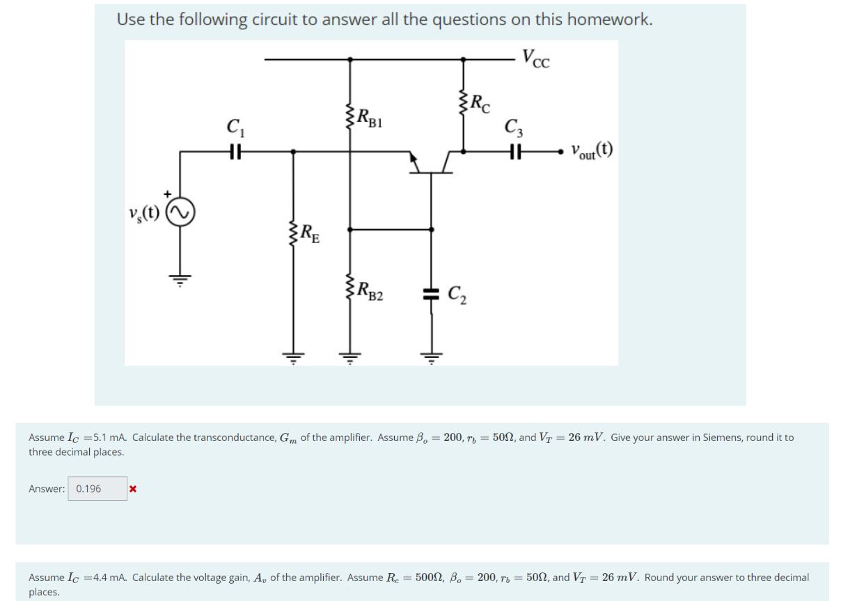 Solved Use the following circuit to answer all the questions | Chegg.com