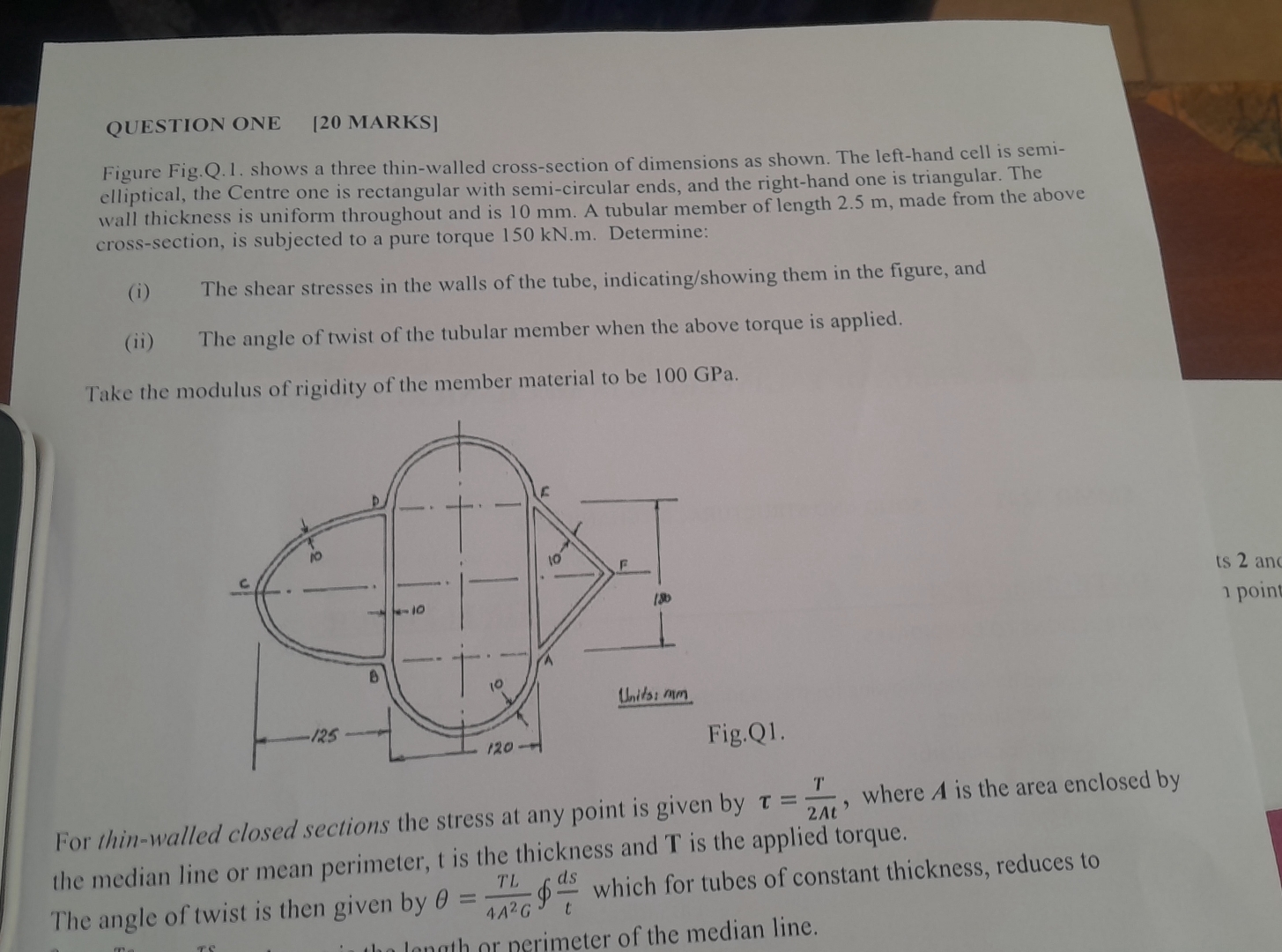 Solved QUESTION ONE (20 MARKS)Figure Fig.Q.1. shows a | Chegg.com Solved QUESTION ONE (20 MARKS)Figure Fig.Q.1. shows a | Chegg.com