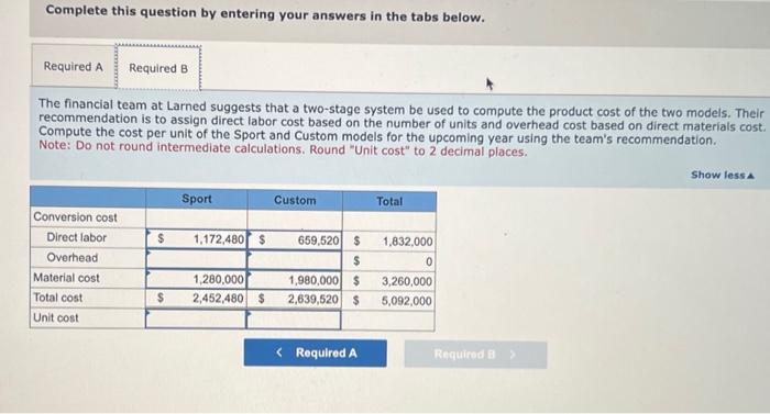 Solved Problem 6-71 (Static) Operations Costing and | Chegg.com