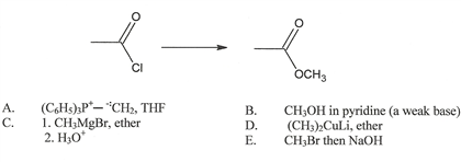 Solved (C6H5)3P+-CH2, THF CH3OH in pyridine (a weak base) | Chegg.com