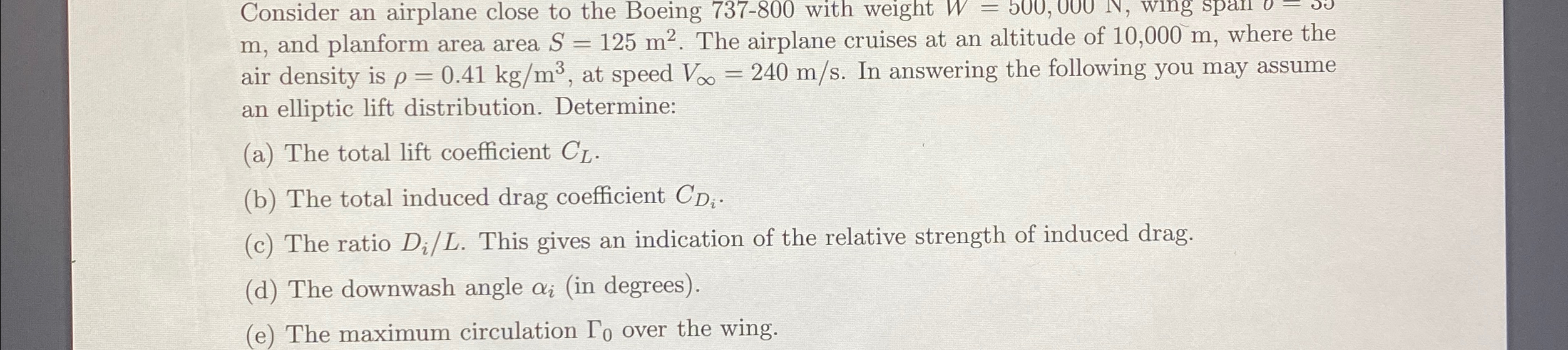 Solved Consider an airplane close to the Boeing 737-800 | Chegg.com