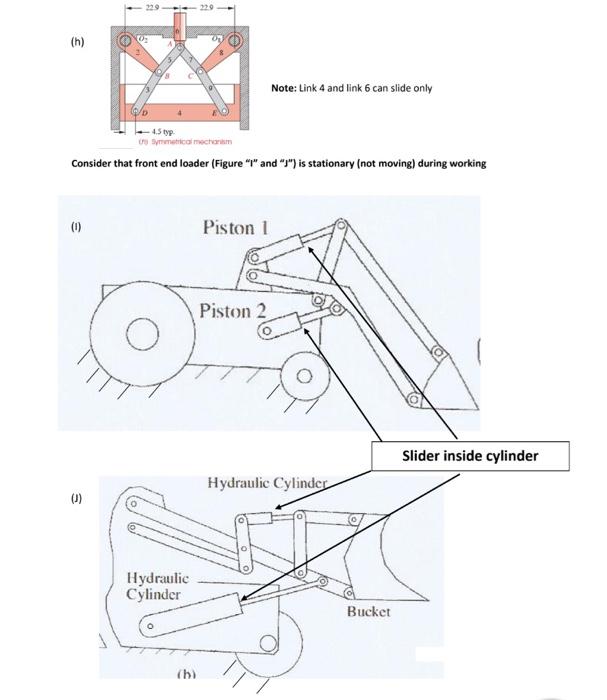 Solved Home Work 1 Calculate the mobility of linkages and | Chegg.com