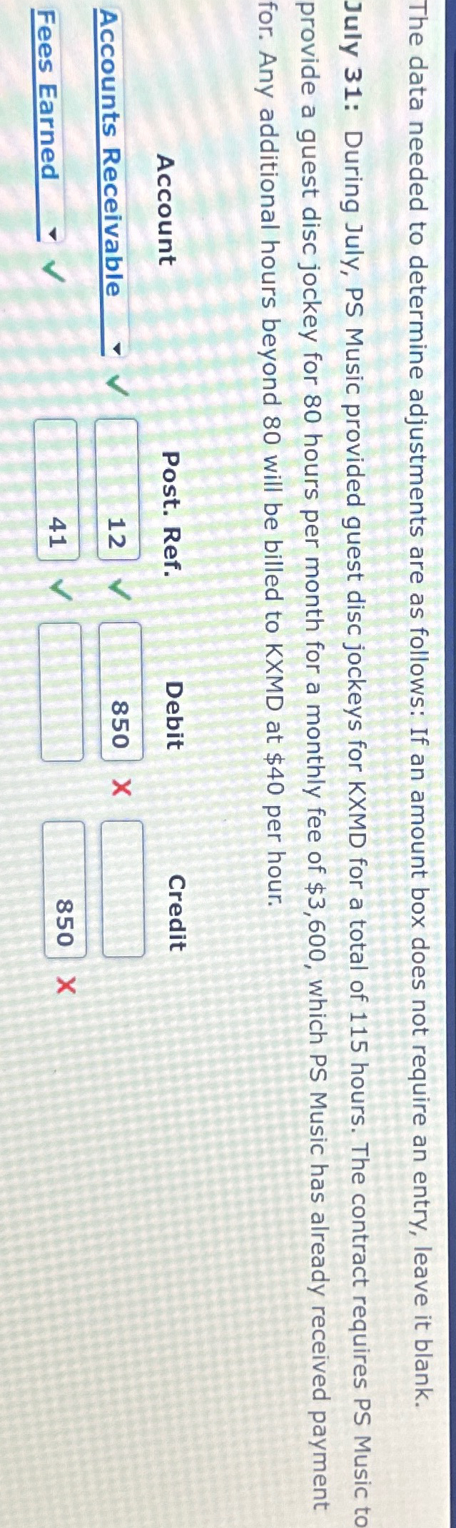 Solved The data needed to determine adjustments are as | Chegg.com