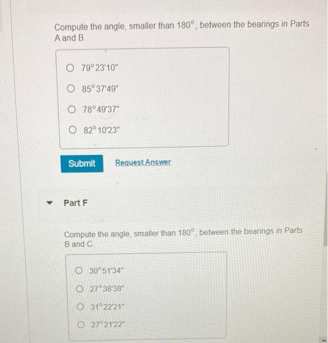 Solved Part A What is the angular misclosure for a | Chegg.com