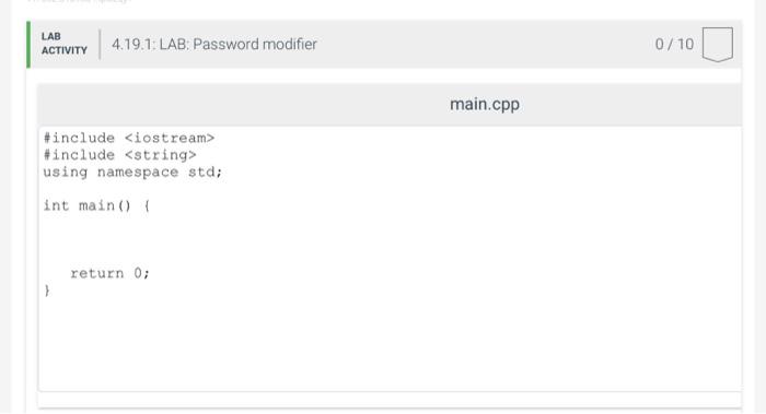 Solved 4 19 Lab Password Modifier Many User Created