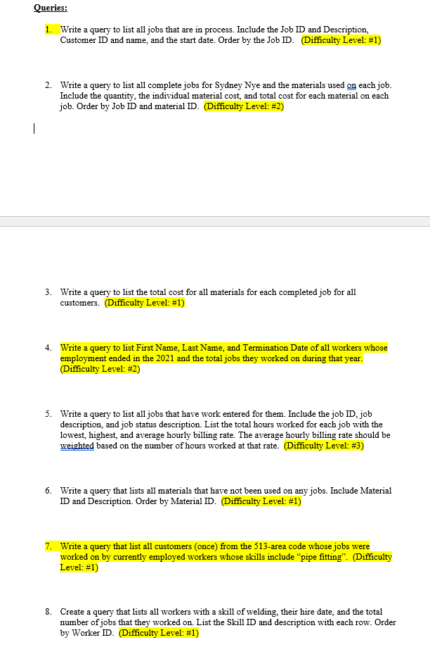 Solved CREATE TABLE TJobs(intJobID INTEGER NOT | Chegg.com