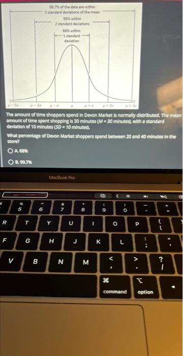 Solved 99.7ts of the cute are withier The amount of time | Chegg.com