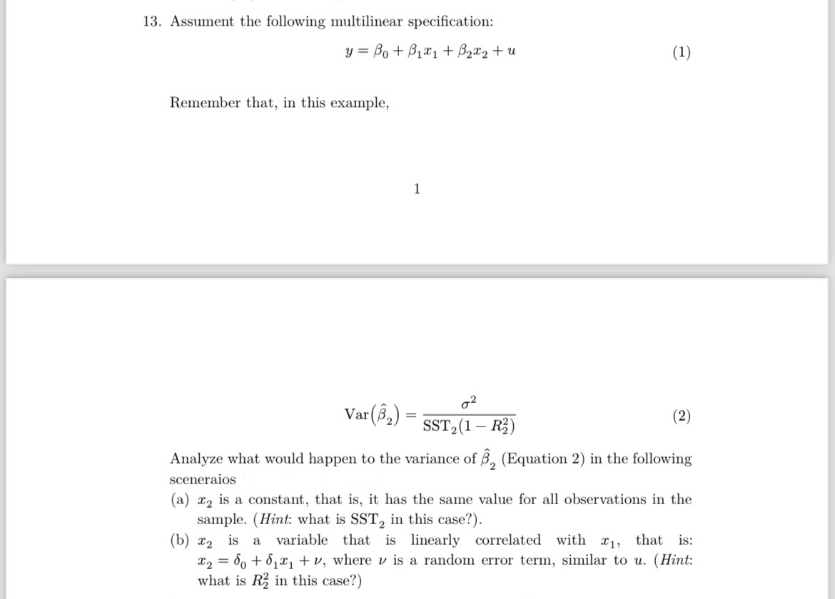 Solved Assument the following multilinear | Chegg.com
