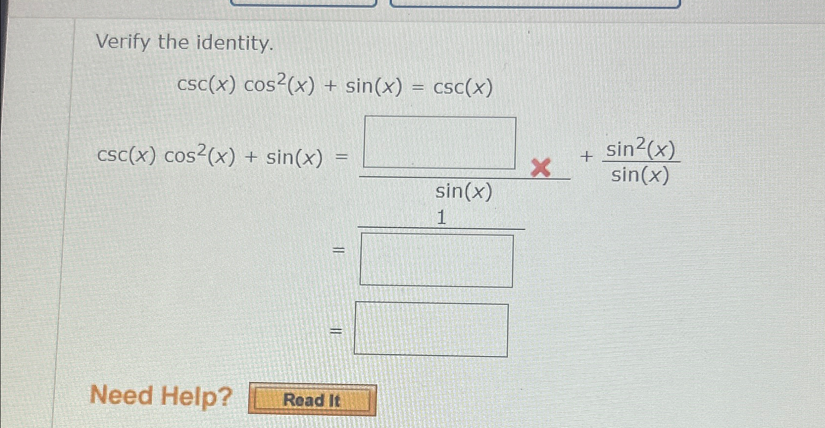 Solved Verify the | Chegg.com