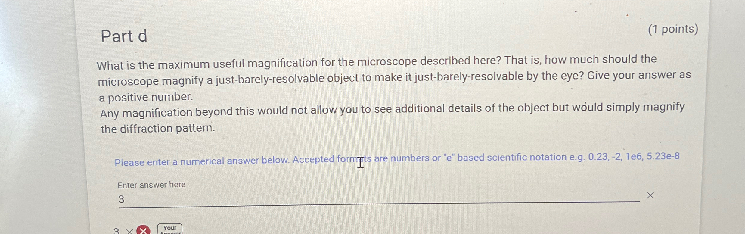Solved Part d(1 ﻿points)What is the maximum useful | Chegg.com
