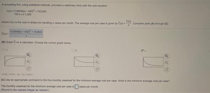 Solved A consulting firm, using statistical methods, | Chegg.com