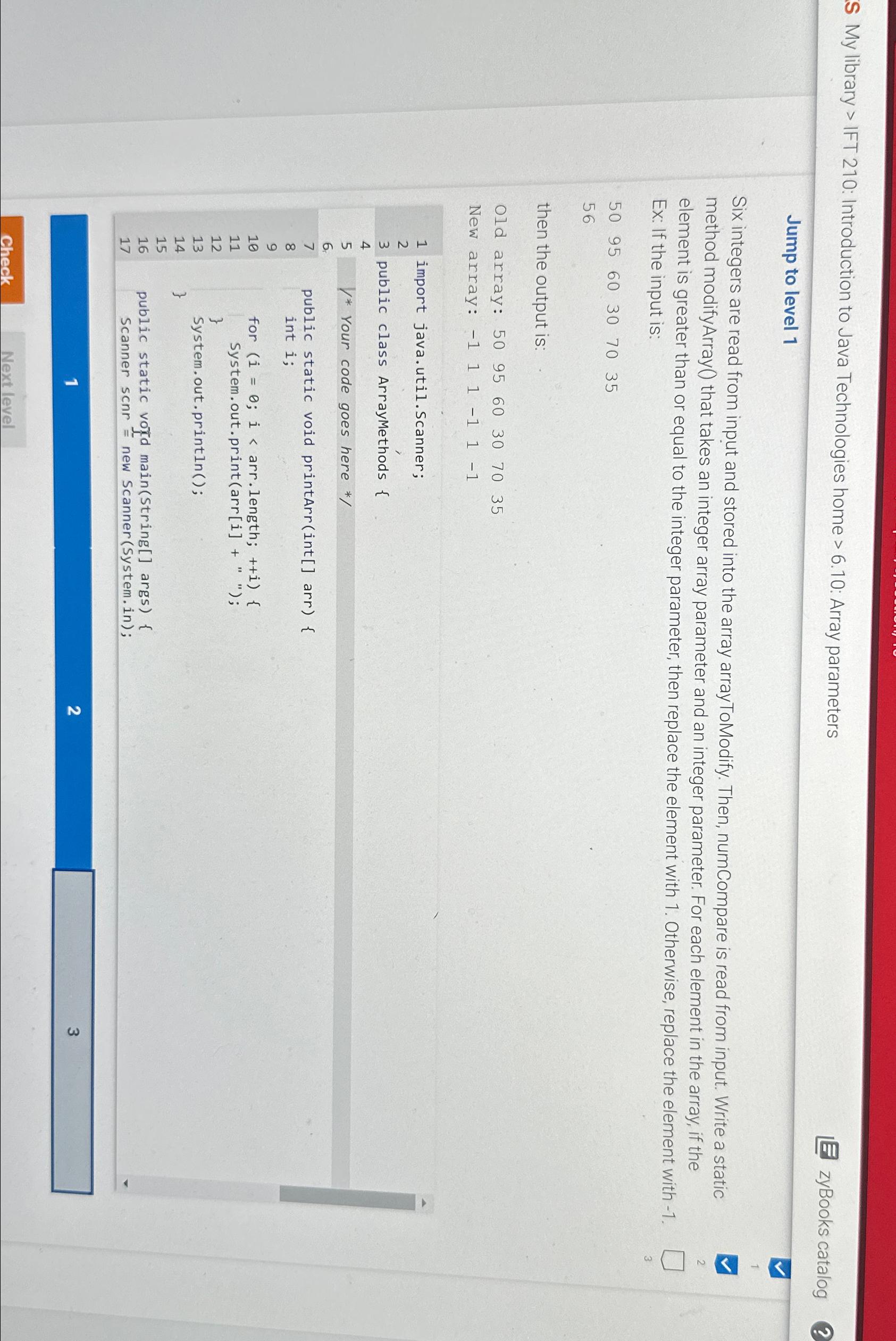 Solved S My library > ﻿IFT 210: Introduction to Java | Chegg.com