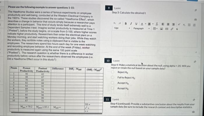 Solved Please use the following example to answer questions | Chegg.com
