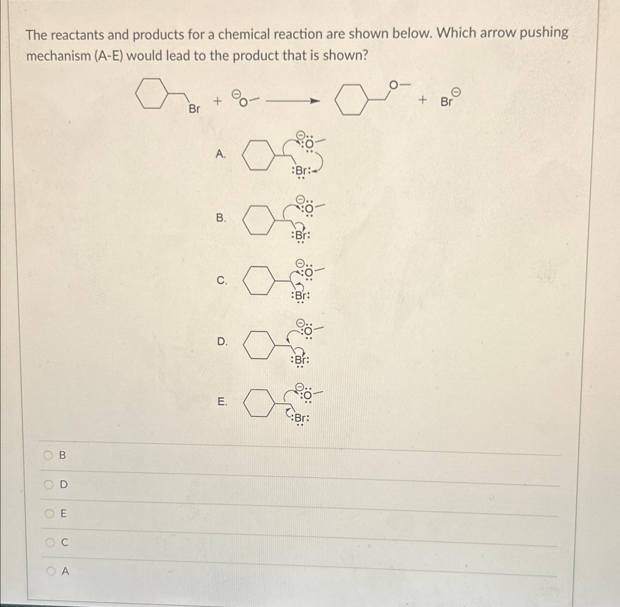 Solved The reactants and products for a chemical reaction | Chegg.com