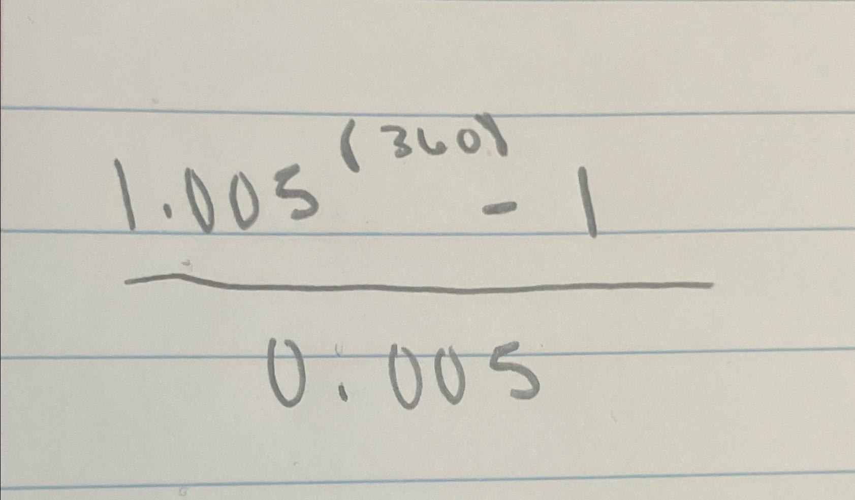 Solved 1.005(360)-10.005 | Chegg.com