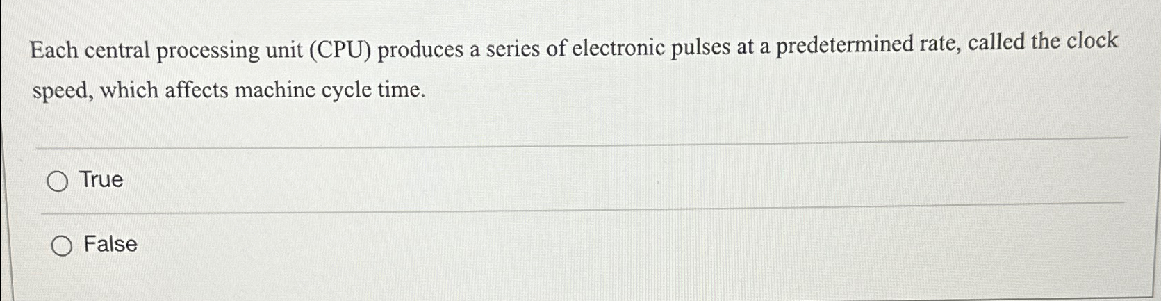 Solved Each central processing unit (CPU) produces a series | Chegg.com Solved Each central processing unit (CPU) produces a series | Chegg.com