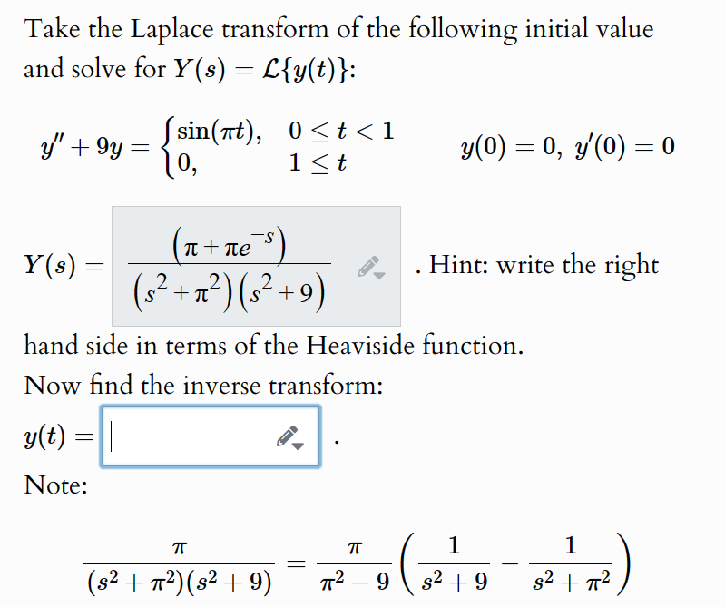 Solved solve. Take the Laplace transform of the following | Chegg.com