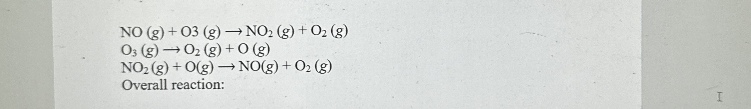 Identify the reaction intermediate, catalyst, and | Chegg.com