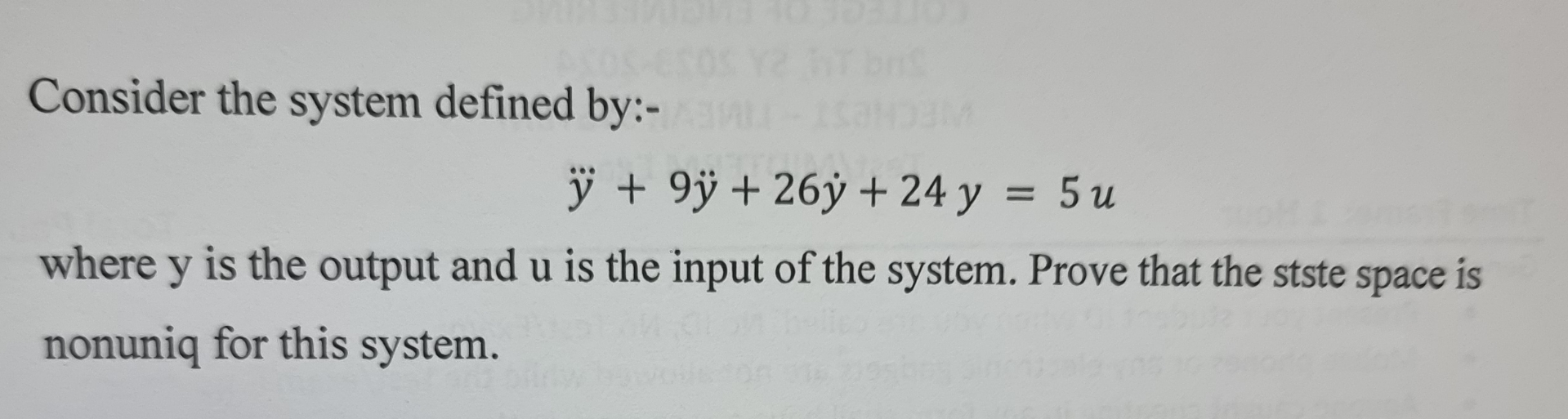 Solved Consider the system defined | Chegg.com