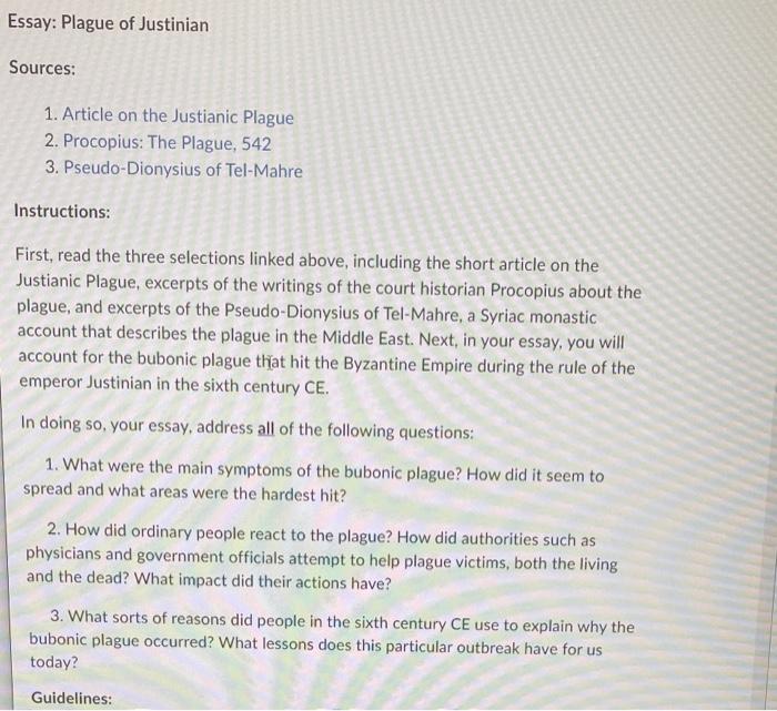 First, read the three selections linked above, | Chegg.com