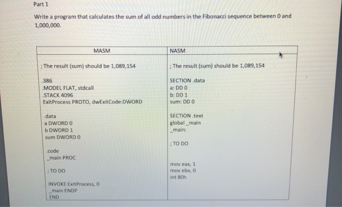 Solved Part 1 Write a program that calculates the sum of all | Chegg.com