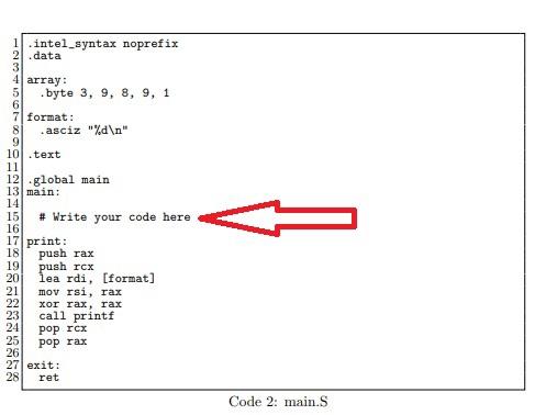 Solved C code to x64 Assembly code !!!!!PLEASE ONLY X64 | Chegg.com