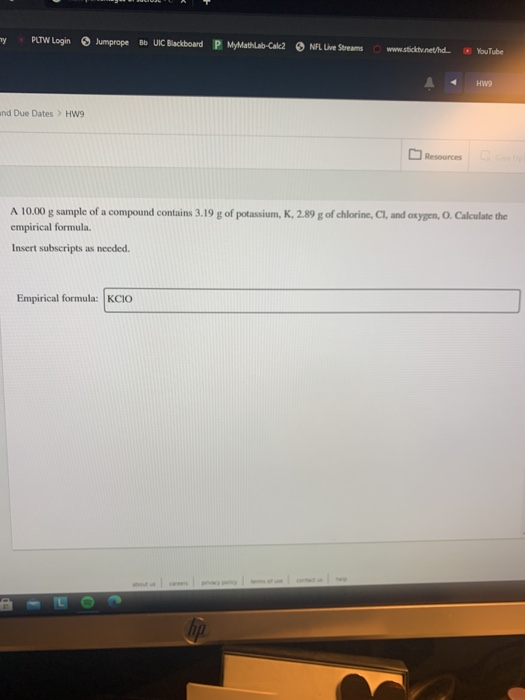 Solved пу PLTW Login > Jumprope B UIC Blackboard PMyMathlab | Chegg.com