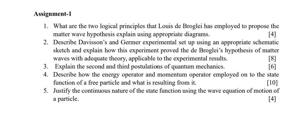 Solved Assignment-1What are the two logical principles that | Chegg.com