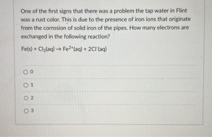 Solved One of the first signs that there was a problem the | Chegg.com
