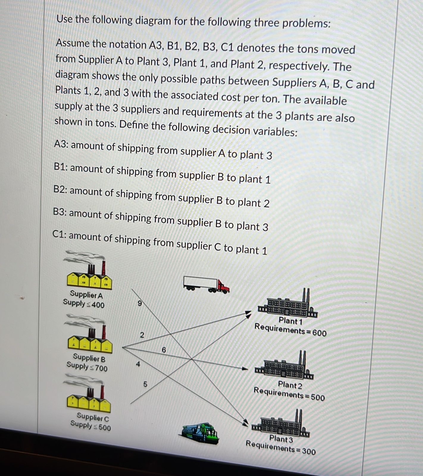 Solved Use the following diagram for the following three | Chegg.com