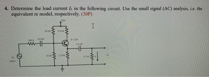 Solved 4. Determine the load current I. in the following | Chegg.com