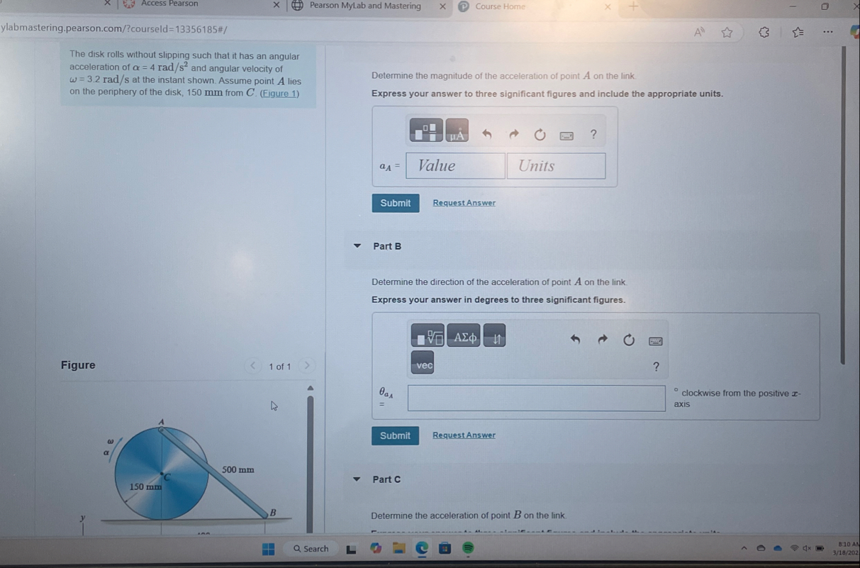 Access PearsonPearson MyLab and MasteringCourse | Chegg.com
