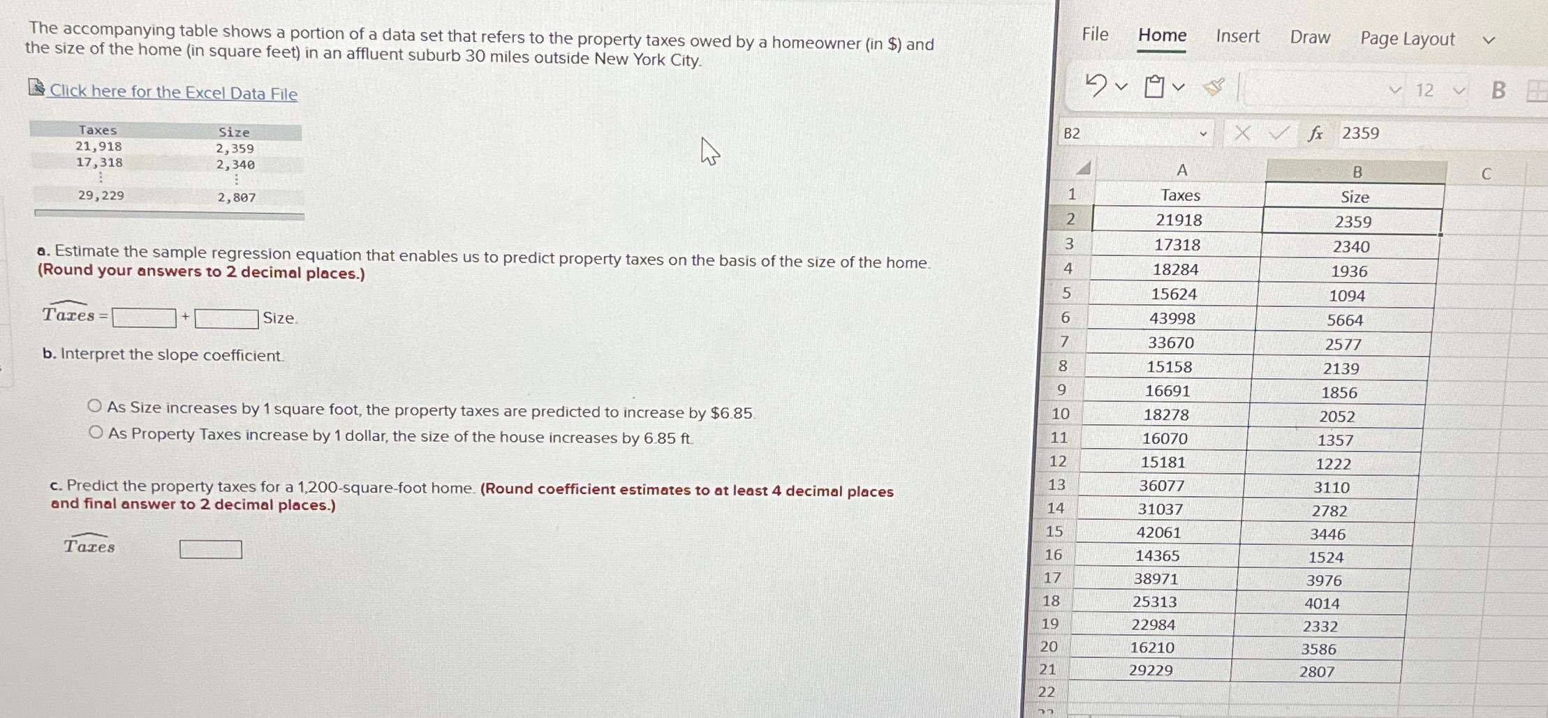 Solved The accompanying table shows a portion of a data set | Chegg.com