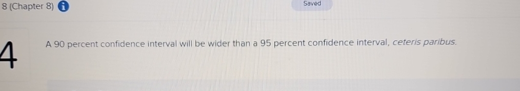Solved 8 (Chapter 8)Saved4 A 90 percent confidence | Chegg.com Solved 8 (Chapter 8)Saved4 A 90 percent confidence | Chegg.com