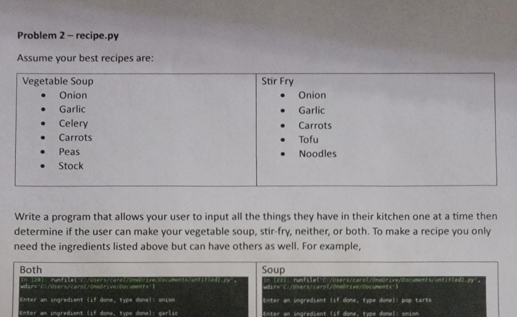 Solved Write a program that allows your user to input all | Chegg.com