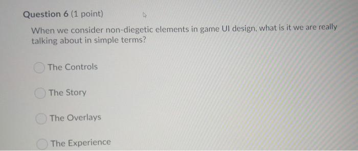 Solved When we consider meta elements in game UI design, | Chegg.com