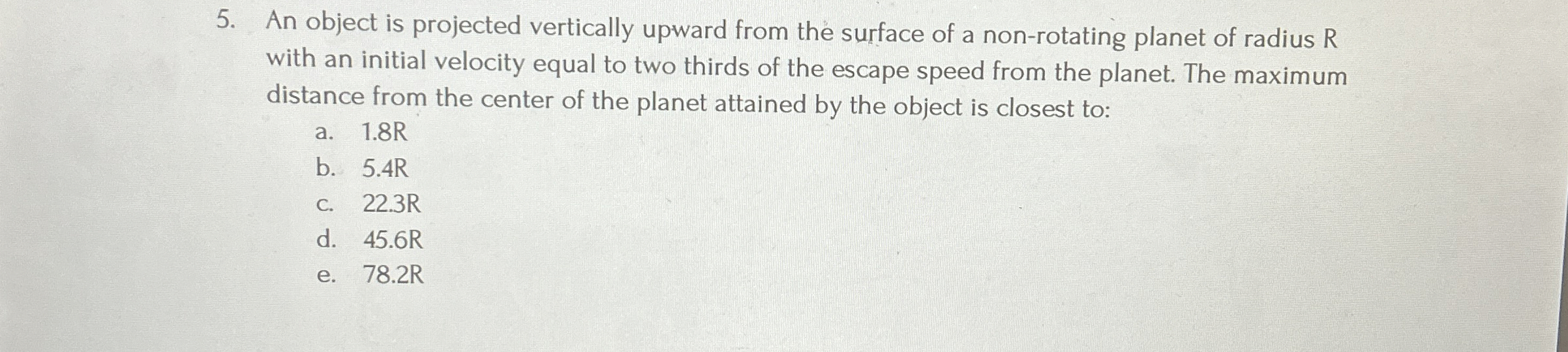 Solved An object is projected vertically upward from the | Chegg.com