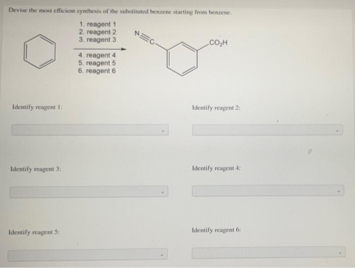 Solved Devise the most efficient synthesis of the | Chegg.com