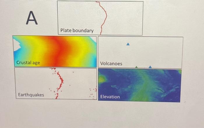 Solved 14. Look at the maps of Area X. Which plate boundary | Chegg.com