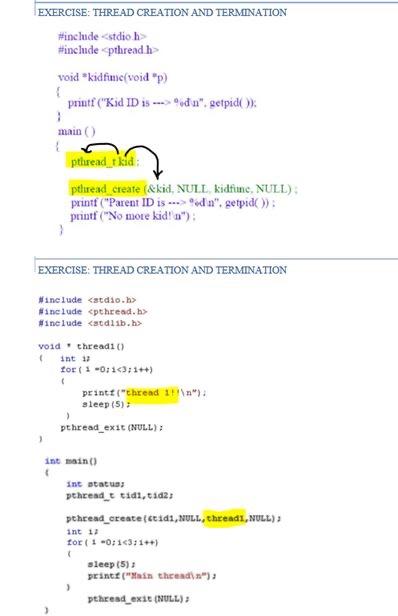 Solved \#include 〈stdlib.h〉 Finclude pthread.h> void | Chegg.com