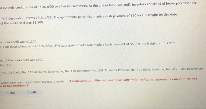 Solved Exercise 5-09 a-b (Part Level Submission) Presented | Chegg.com