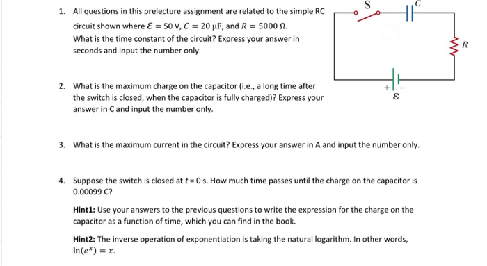 Solved 1. All questions in this prelecture assignment are | Chegg.com