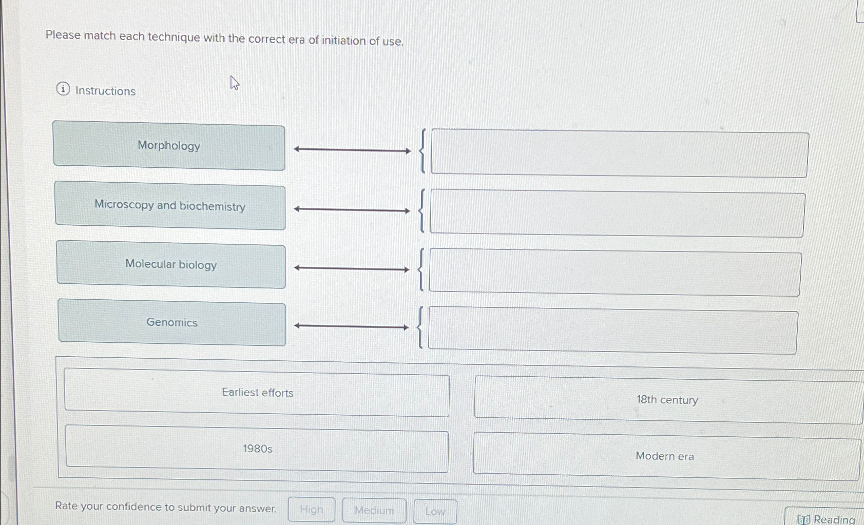 Solved Please match each technique with the correct era of | Chegg.com